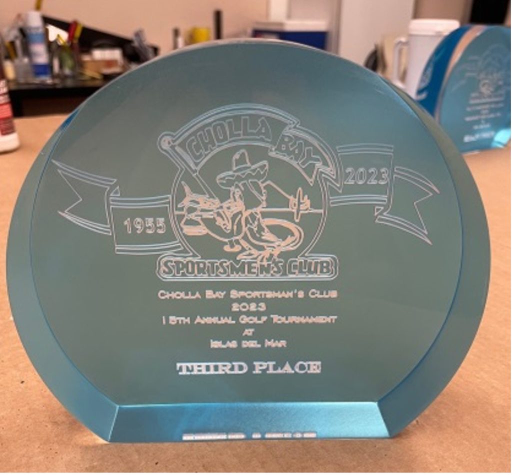Custom Golf Trophies - Central Plastic & Rubber Co. Inc.