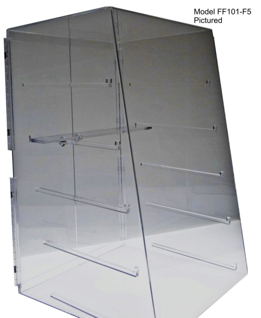CLASSIC PASTRY CASE - FULL SHEET 3 TIER - BACK LOADER - Central Plastic ...